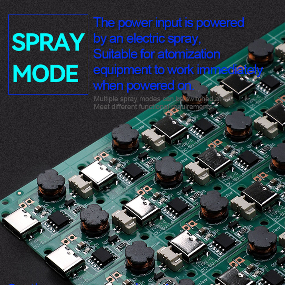 DIYMROE DC 5V 1.5-2W Single Spray Humidifier Mist Module Energized Mist ...