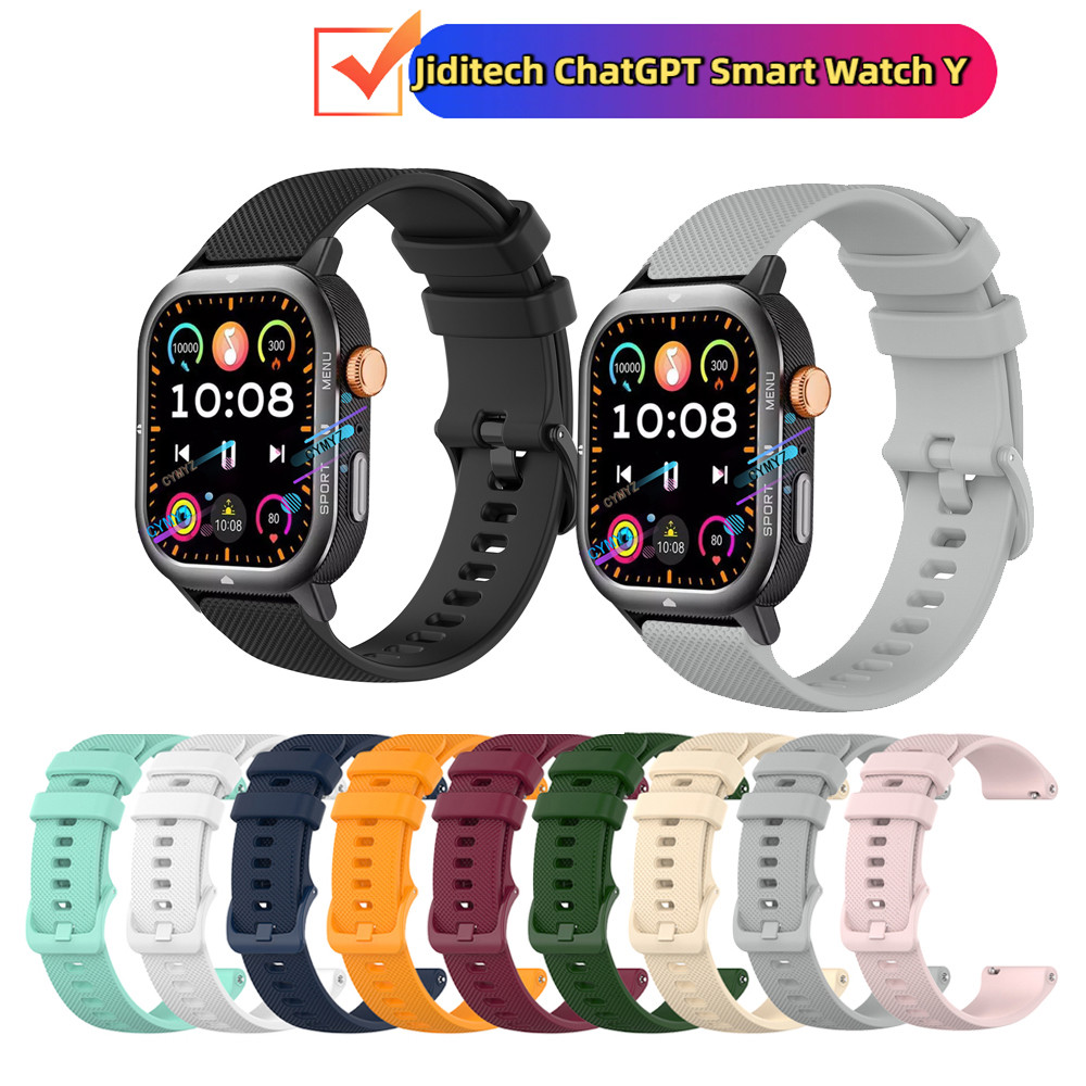 Jiditech ChatGPT Smart Watch strap Silicone strap Jiditech ChatGPT ...