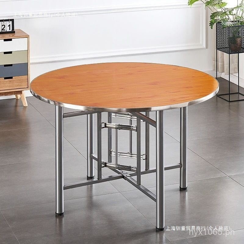 Hotel Large Round Table Glass Turntable Dining Table Combination ...