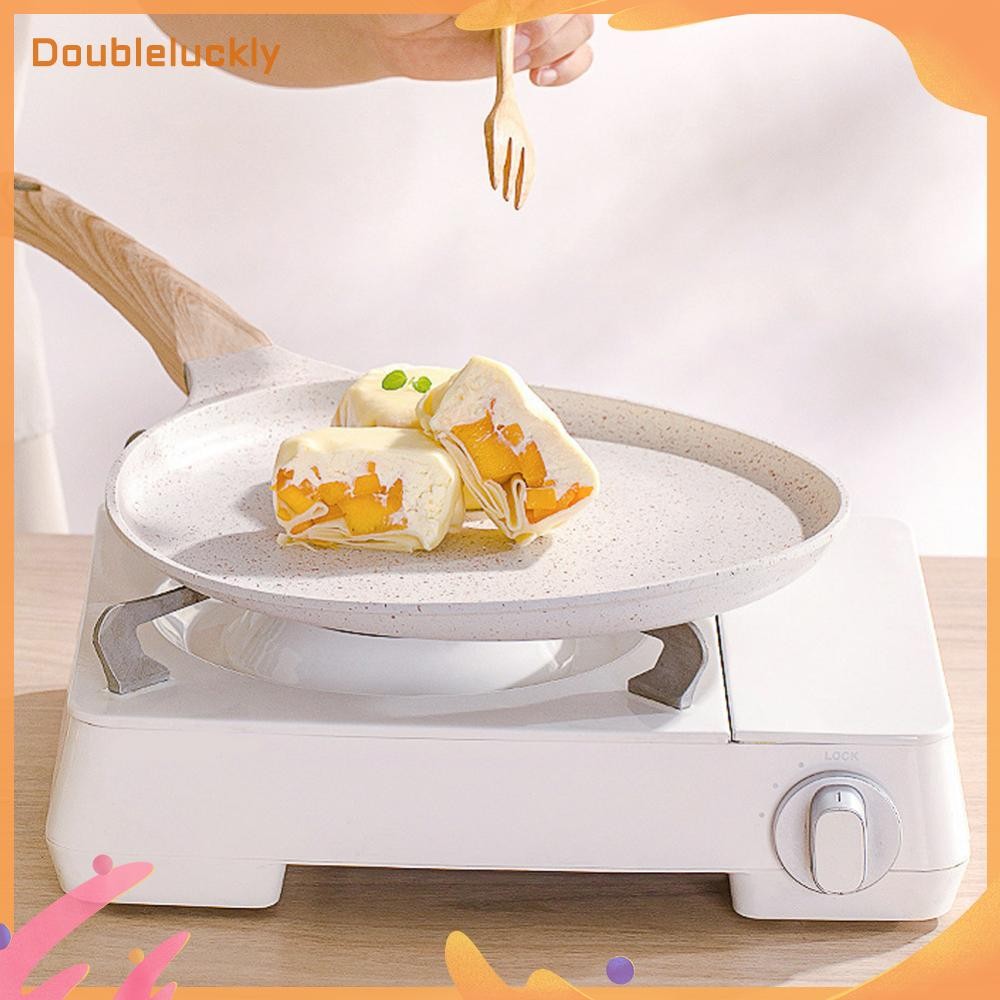 Non-Stick Egg Pan with Heat Resistant Handle Crepe Maker Pan Tortillas ...
