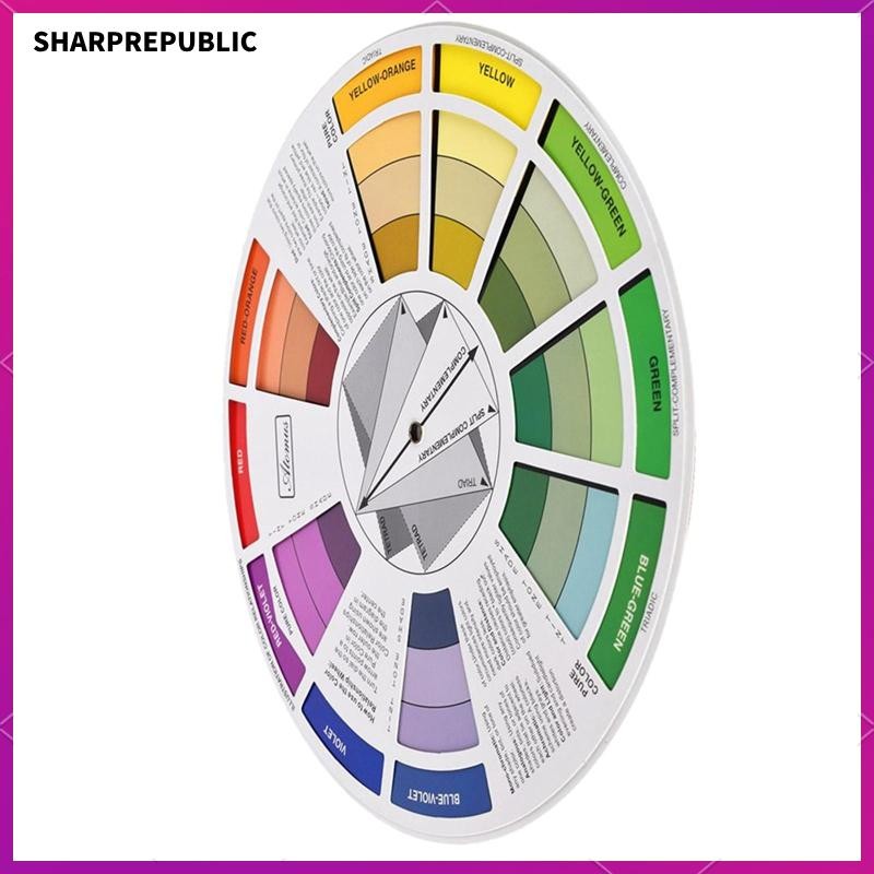 [Sharprepublic] Mixed Color Matching Wheel Colors Mixing Chart for ...