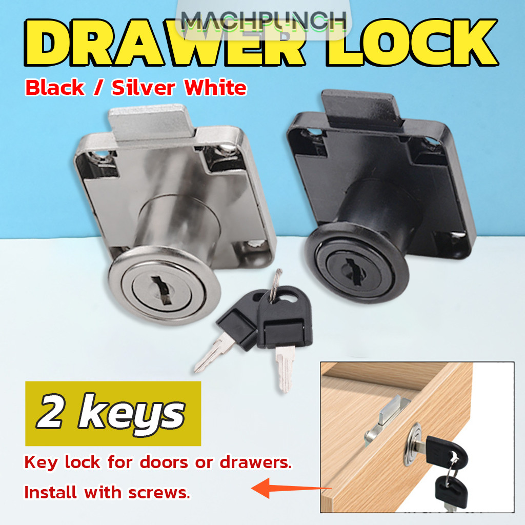 MP Stainless Steel Drawer Lock With 2 Keys Locker Furniture Hardware ...