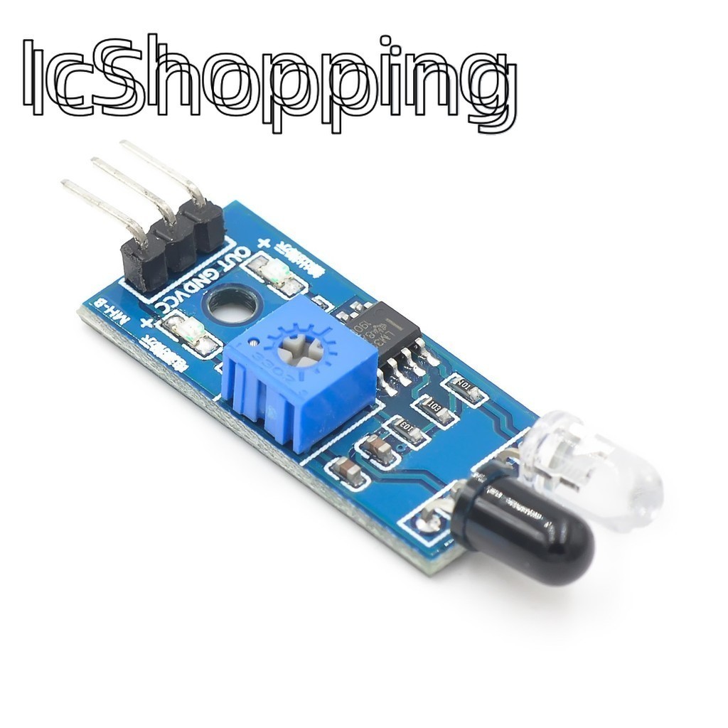 IR Infrared Obstacle Avoidance Sensor Module for Arduino Smart Car Robot 3-wire Reflective ...