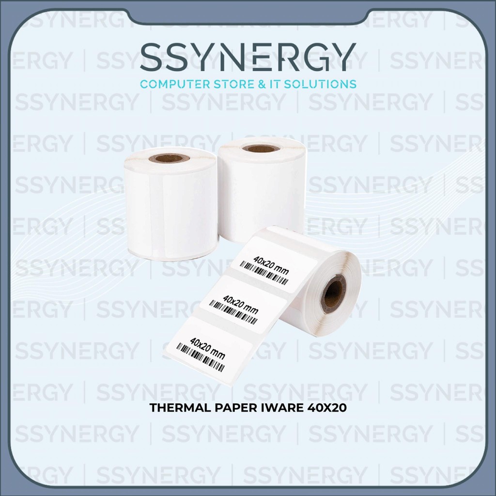 Thermal PAPER IWARE 40X20 | Shopee Philippines