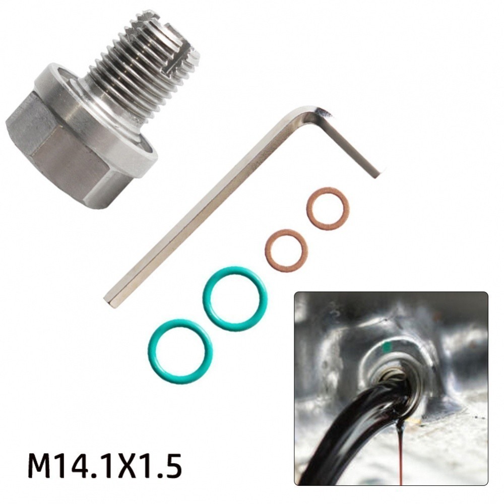 【ACT】Oil Drain Plug Hex Wrench Piggyback Drain Plug Self Tapping Oil ...