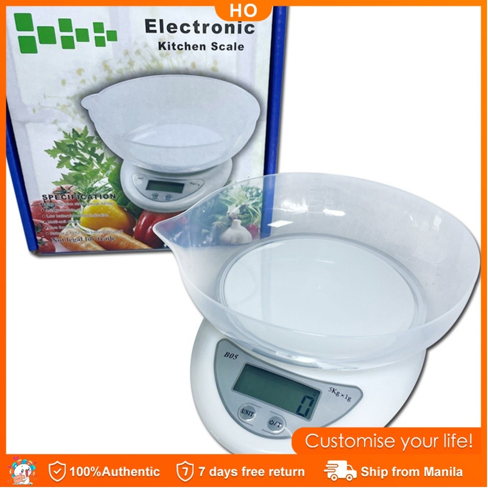 1pcs Digital Kitchen Scale With Container Food Weighing Scale Digital ...