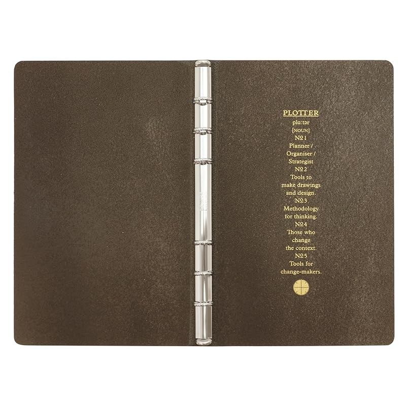 PLOTTER notebook 5003 shrink 6-hole ring leather binder, shrink, bible size | Shopee Philippines