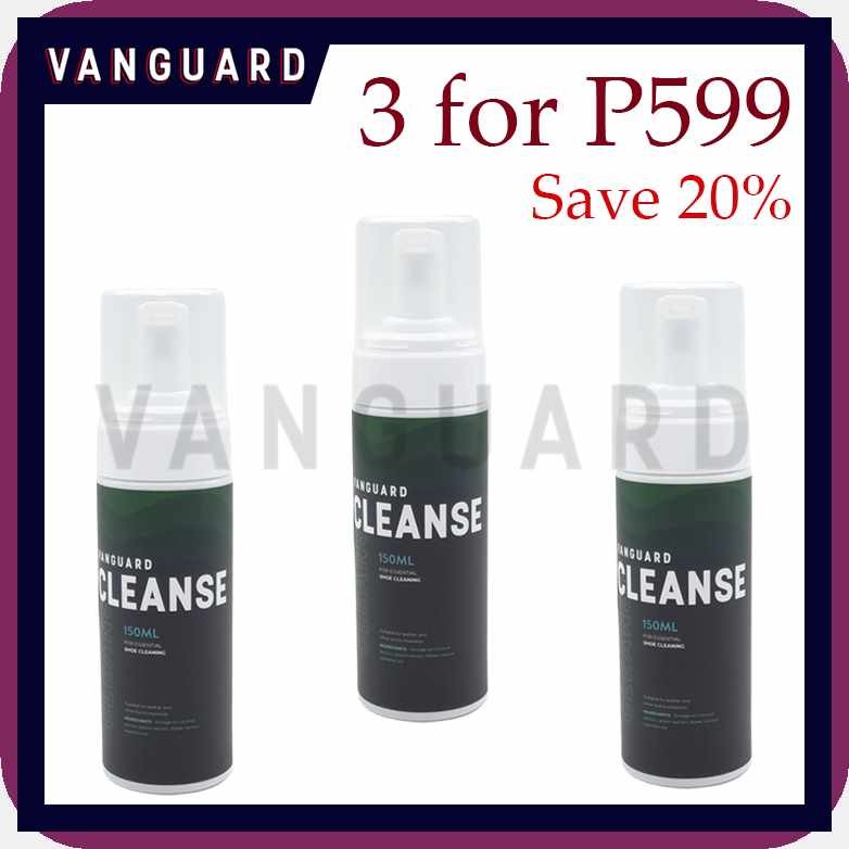 Vanguard?xu:Cleanse>gB/(Foam)$f/Shoe$V/Cleaner$T/Triple$u/Pack | Shopee ...