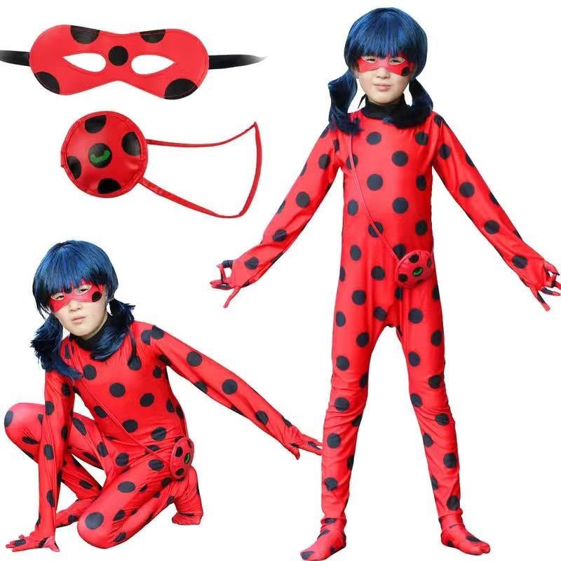 Miracle Girl Costume Cosplay Children's Ladybug Girl Reddy S奇迹少女服装 ...