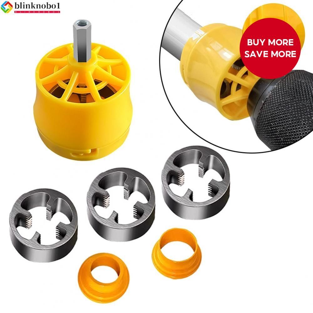 PVC Pipe Threader Kit with 1/2In 3/4 In 1 Inch Dies Pipe Threader Pipe ...