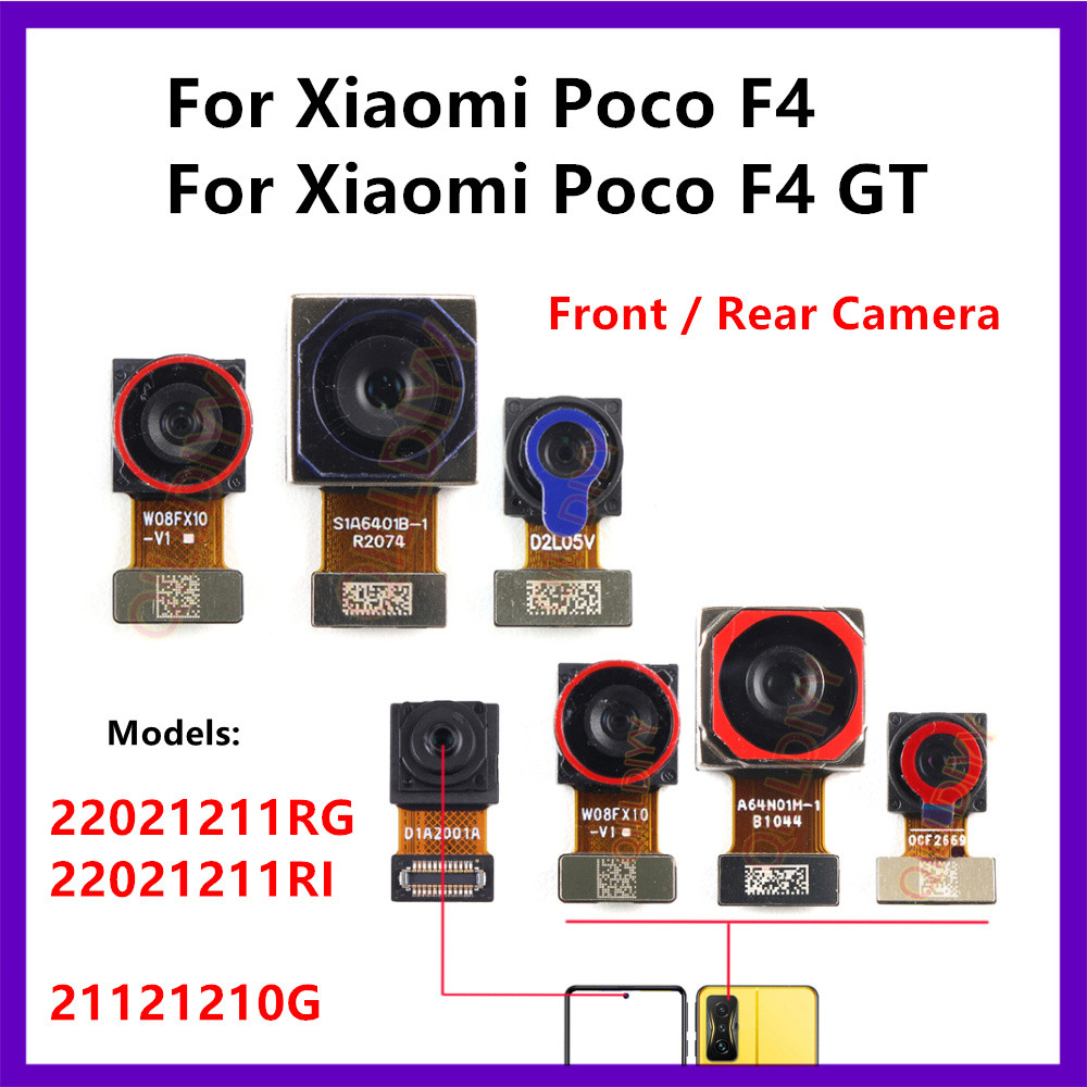 Front Back Main Camera For Xiaomi Poco F4 / F4 GT Frontal Selfie Facing ...