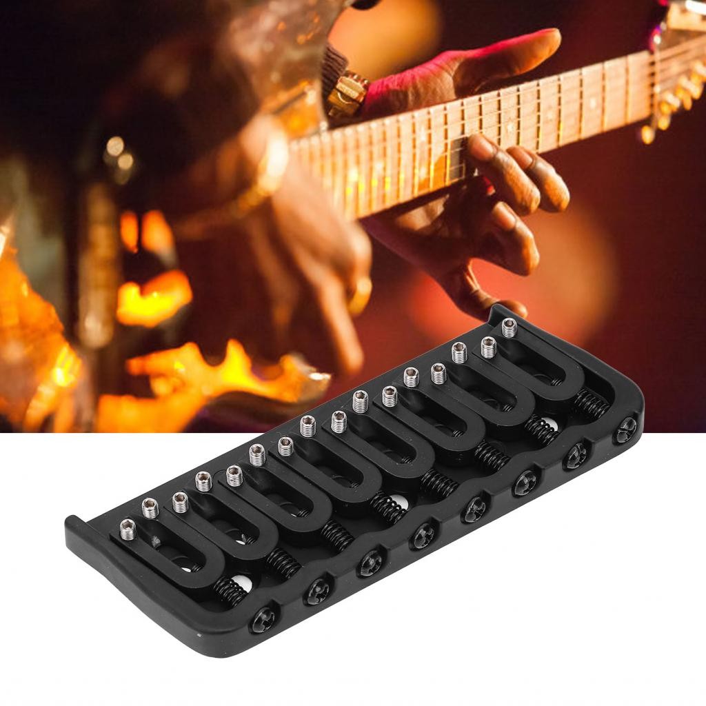 String Thru Body Bridge High Strength Secure and Stable 8 Guitar Metal ...