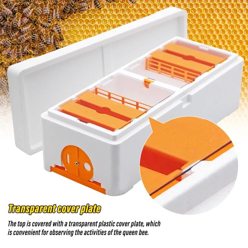 Beekeeping Hive Queen Bee Box Multi-Functional High Strength EPS Foam ...