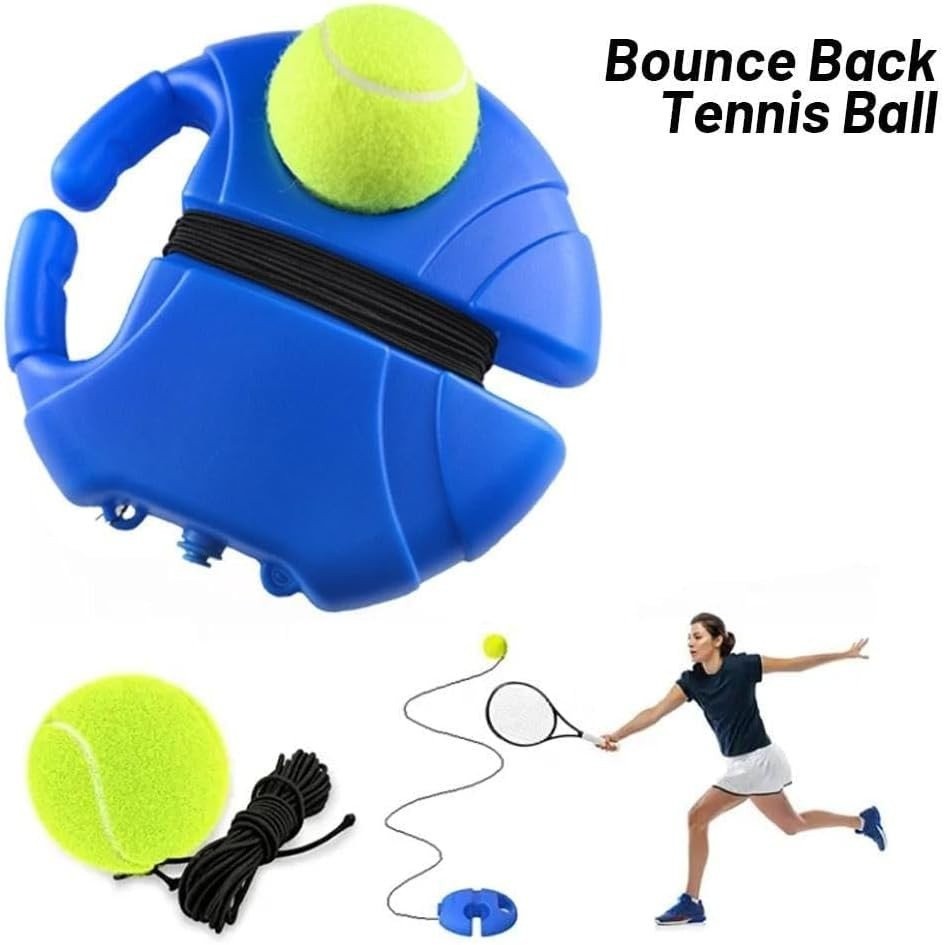 Heavy Duty Tennis Training Aids Base With Elastic Rope Ball Practice ...