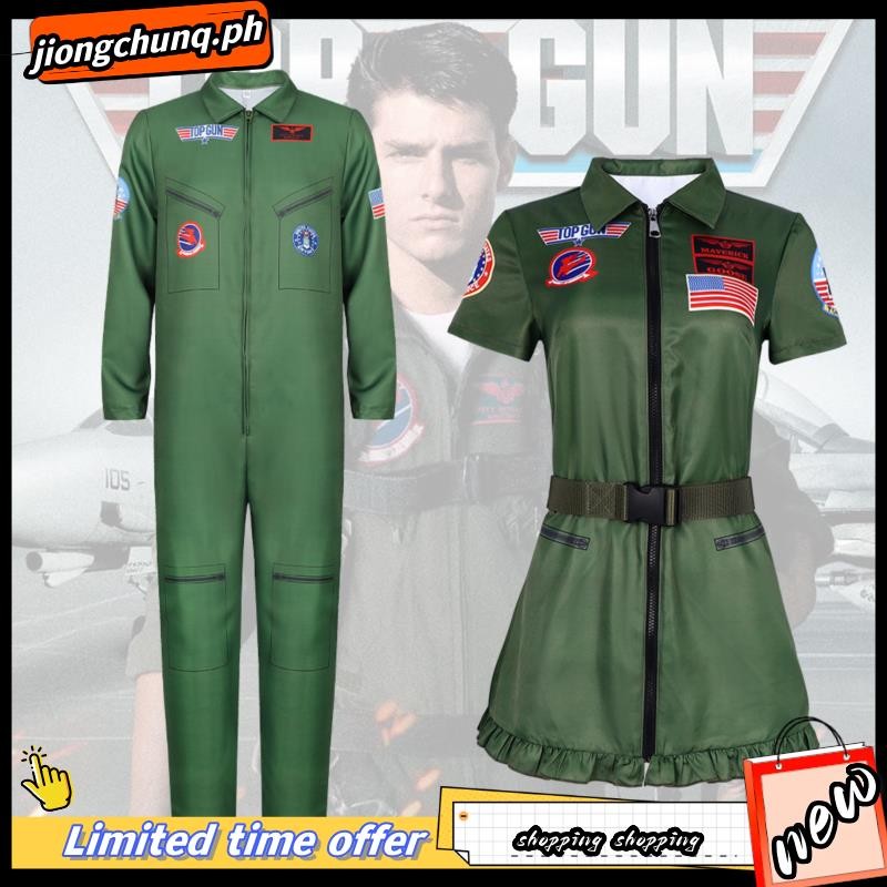 Adult Kid Army Green American Military Pilot Uniform Women Men NASA ...