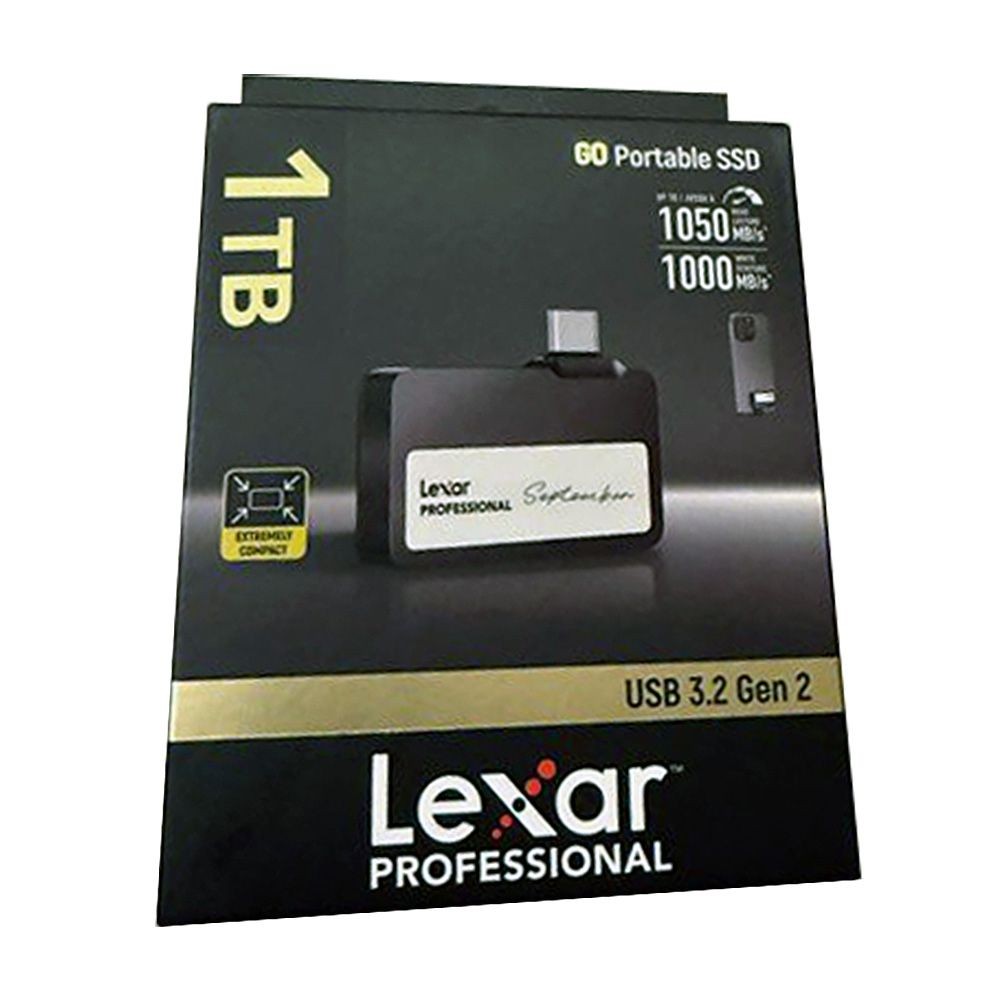 Lexar SL400 Professional Go Portable SSD 1TB (Black) LSL400X001T, USB-C ...