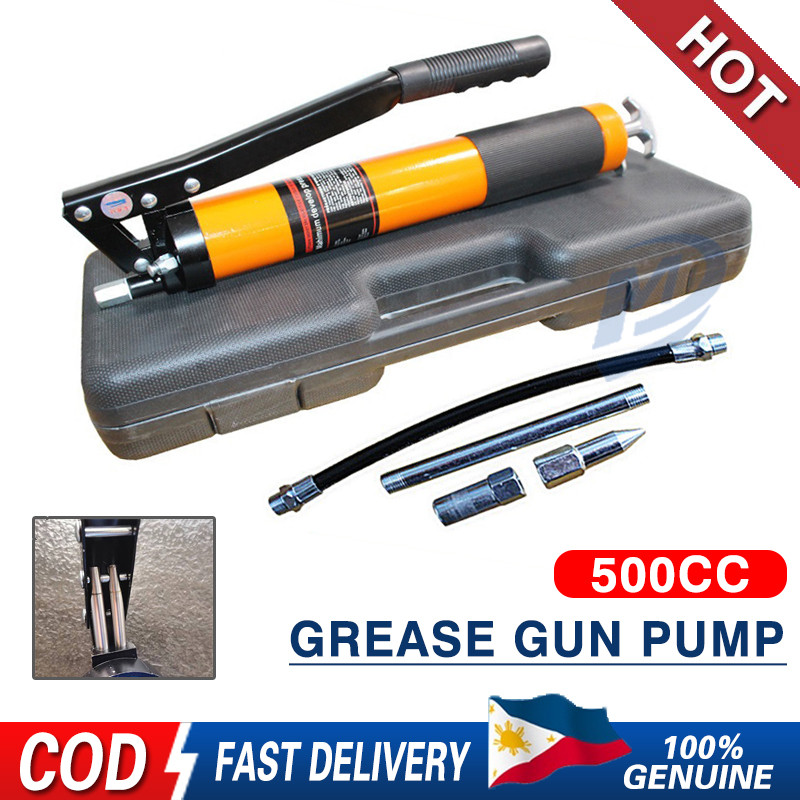 【2025 New】Grease Gun 500CC/600CC/900CC Grease Gun Pump Heavy Duty High Pressure Oil Injection ...