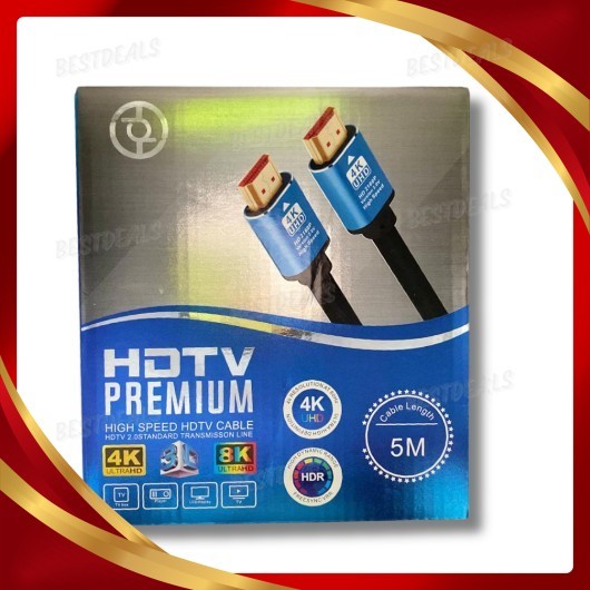 HDMI Cable 4K High Speed HDTV Cable (5M) | Shopee Philippines