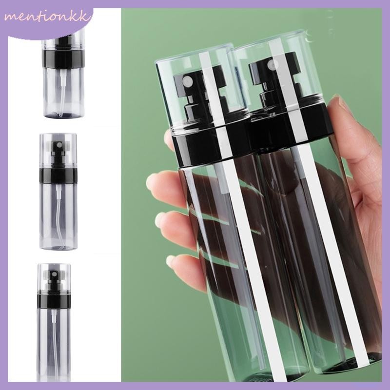 MENTION 30 60 80 100 120ml Bottles Clear Plastic Empty Refillable Mini ...