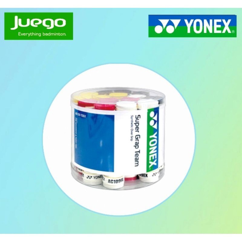 Yonex AC 109- 75EX SUPER GRAP Badminton Grips Random Colors | Shopee ...