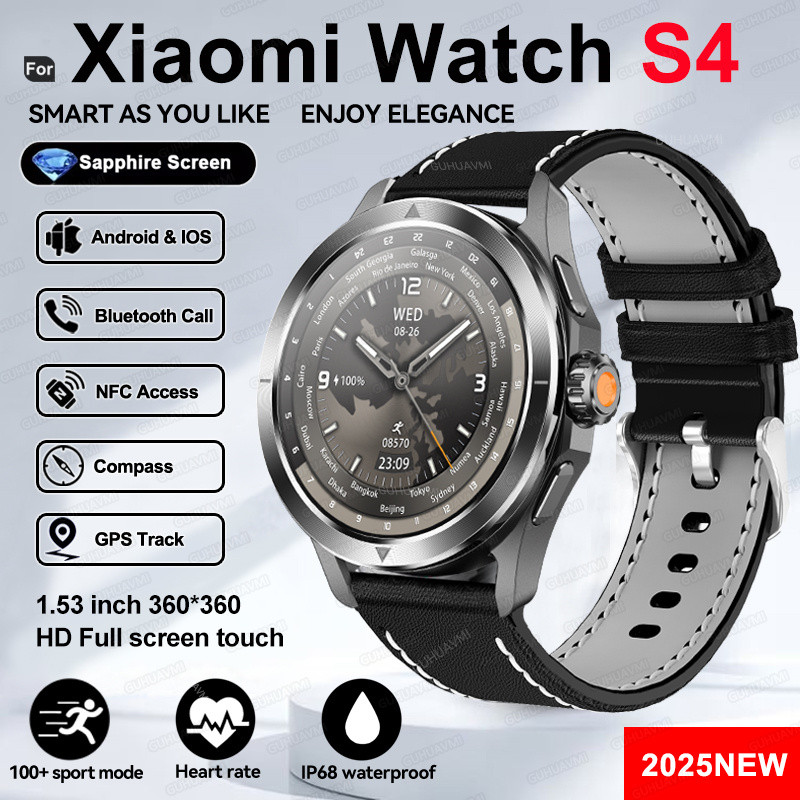 2025 New S4 Ultra Smart Watch Men GPS Trackr NFC HD Sapphire Screen ...