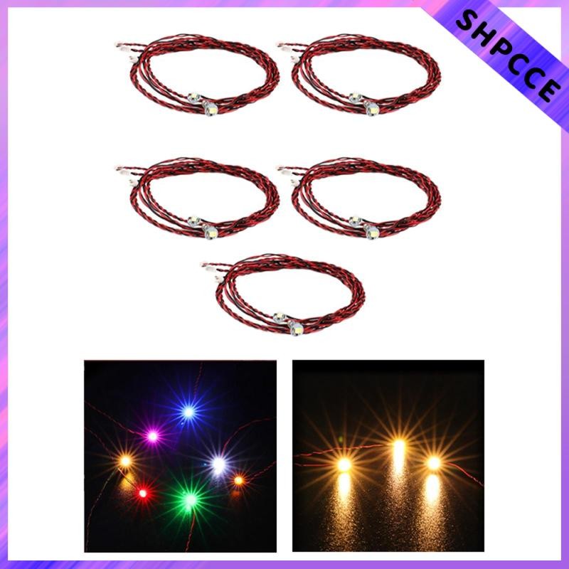 [Shpcce] 3x Pre Wired , Micro Wired LED Leads Prewired Mini Lights for ...