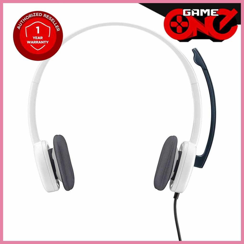 Logitech$YO@H150-gG_Stereo?e*Headset~z*(Cloud~N*White) | Shopee Philippines