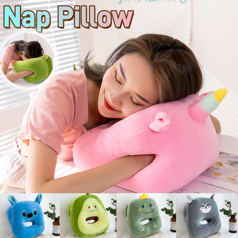 Neck Nap Pillow Students Nap Pillow Cartoon Plush Toy Pillow Portable ...
