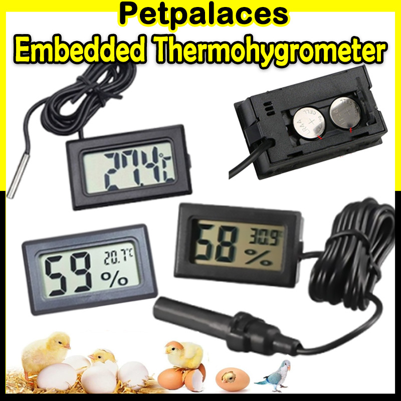 Digital Lcd Temperature Sensor Humidity Meter Thermometer Hygrometer ...