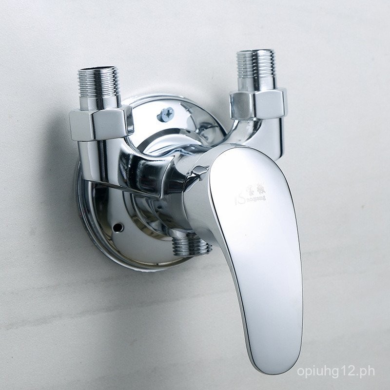 Surface-Mounted Shower Fixture Copper Hot and Cold Switch Solar Water ...