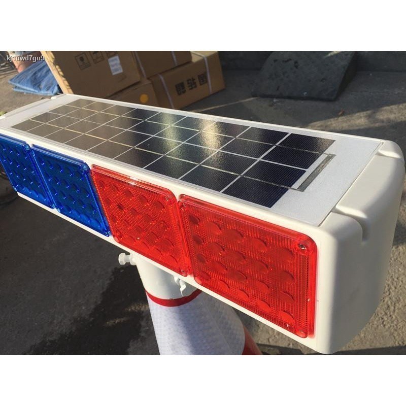 Solar Strobe Light Double Sided Strobe Barricade Light Solar Warning ...