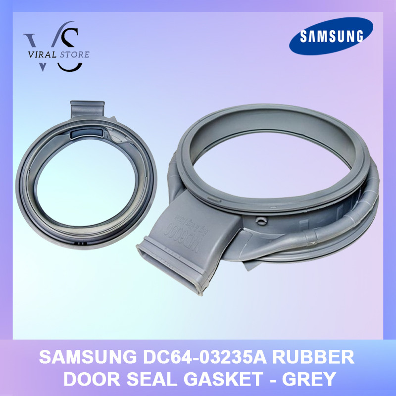 Samsung DC64-03235A Rubber Door Seal Gasket - Grey | Shopee Philippines