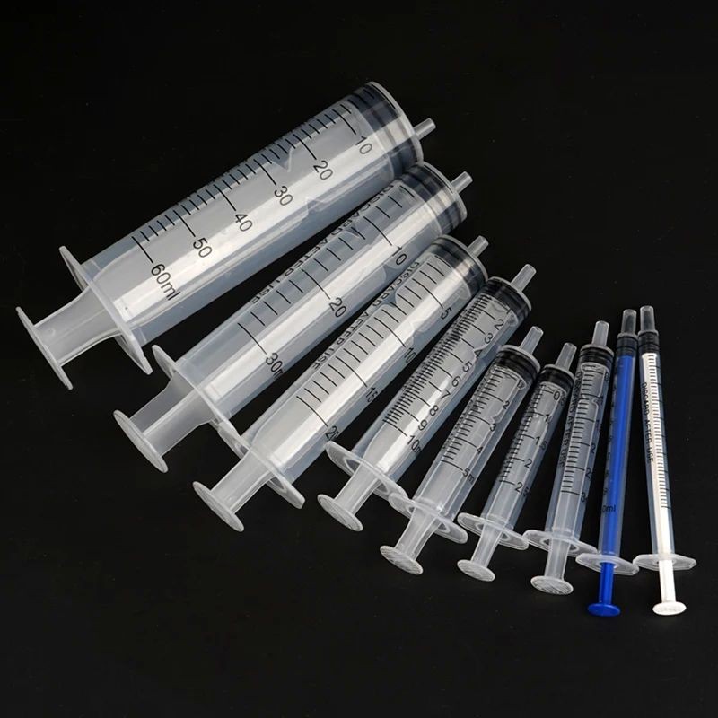 5pcs 1ml 3ml 5ml 10ml 20ml 2.5ml 30ml 60ml Sterile Pet Feeding Disposable Syringe Or Hydroponics ...