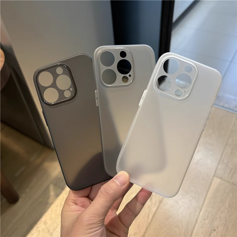 Ultra-thin Matte Clear Soft TPU Shockproof Phone Case For iPhone 17 16 ...