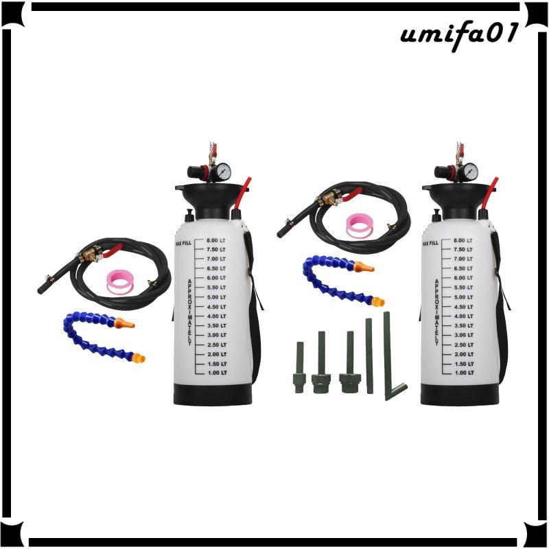 [ Fluid Transfer Pump Gear Oil Filler Tank Atf Refill System 8L ...