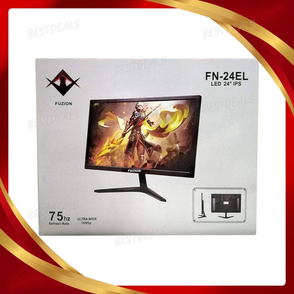 Fuzion FN-24EL LED 24" IPS 75Hz Gaming Monitor | Shopee Philippines