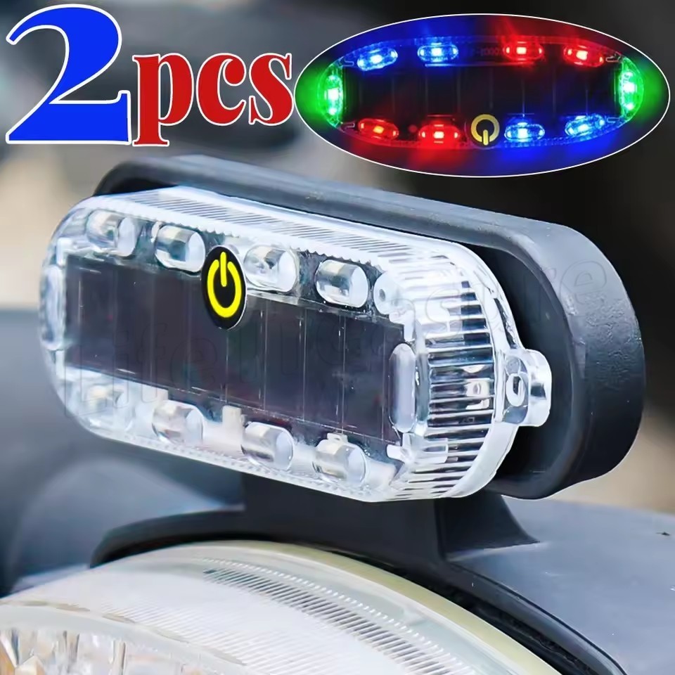 Solar Warning Light - Car Tail Flashing Light - Car Rear Collision ...