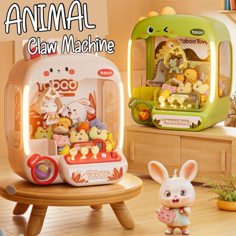 Animal Claw Machine Toys Battery operated with Lights Sounds With Dolls ...