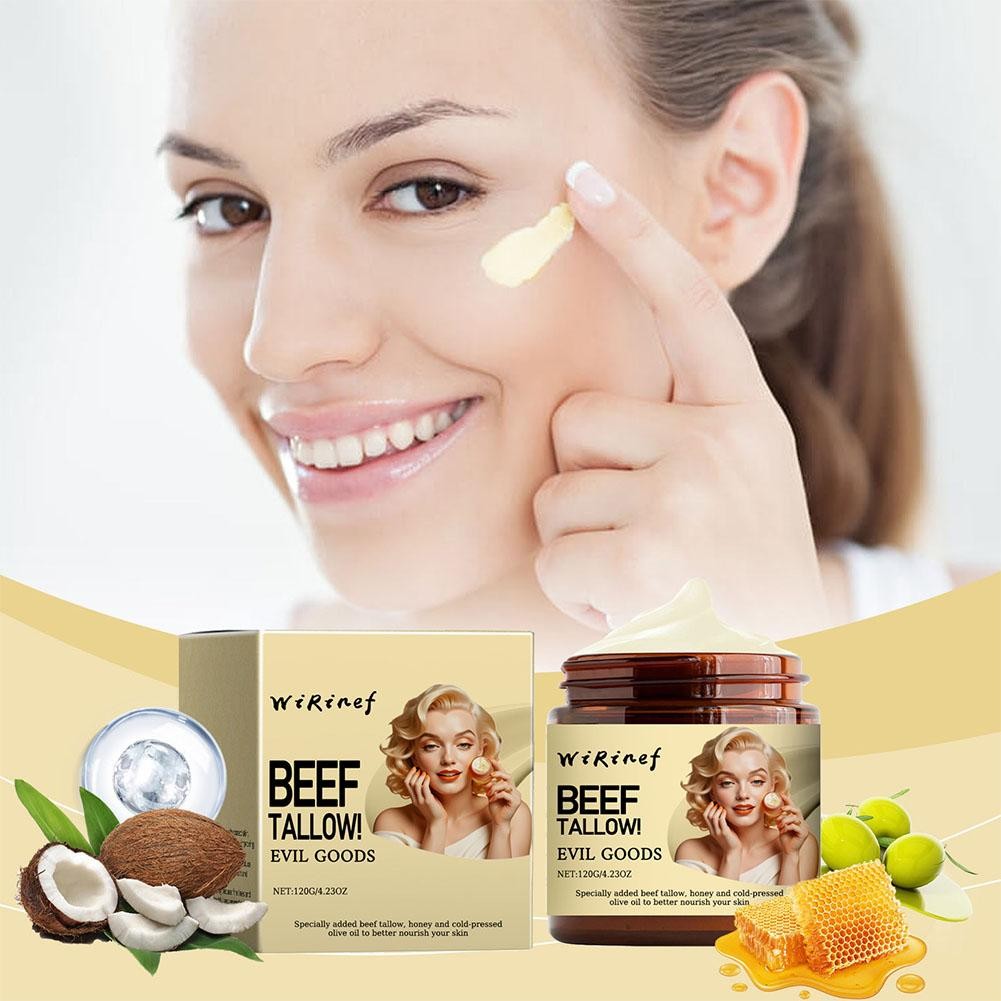 Tallow Balm Moisturizing Honey Beef Tallow Cream Moisturizing ...