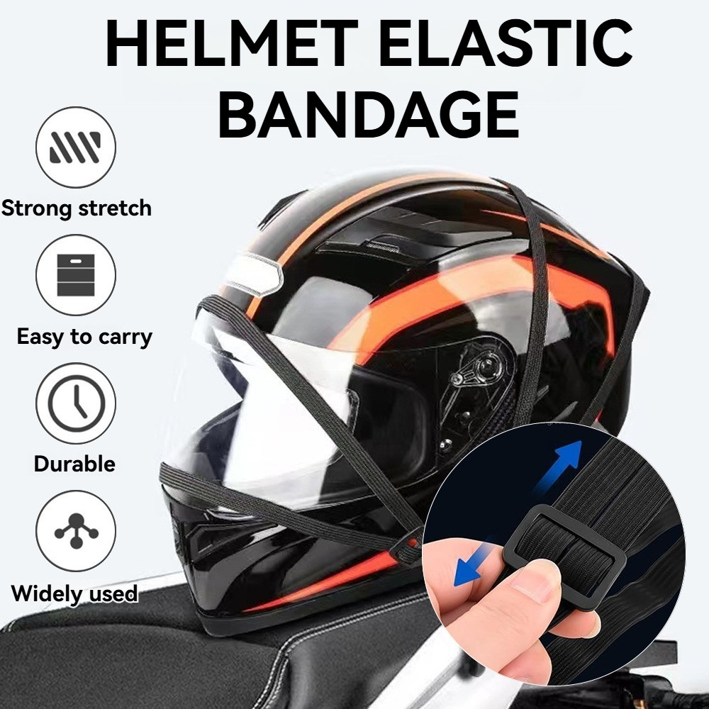 New Universal motorcycle helmet rope helmet net Luggage net Protective ...
