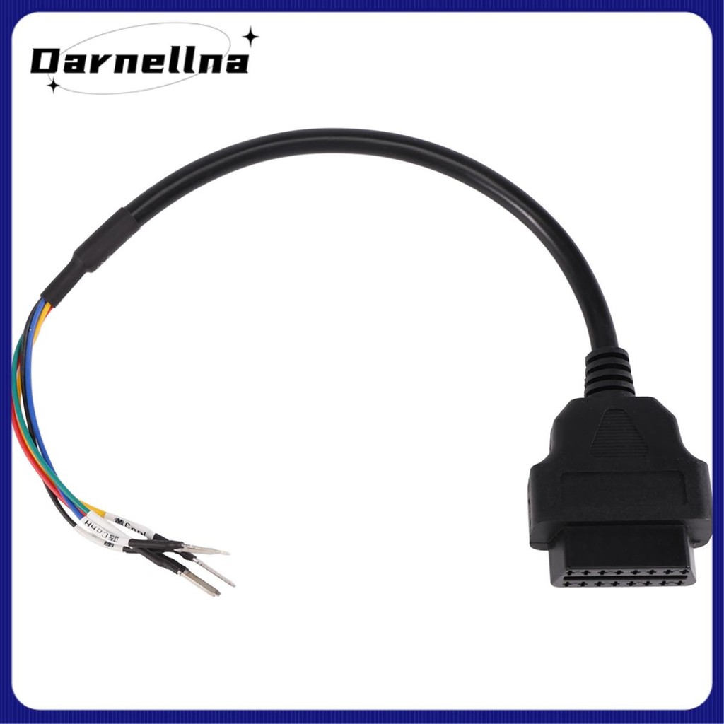 【darnellna】16 Pin OBD OBD2 Female K Line CAN Line Jumper Tester ...
