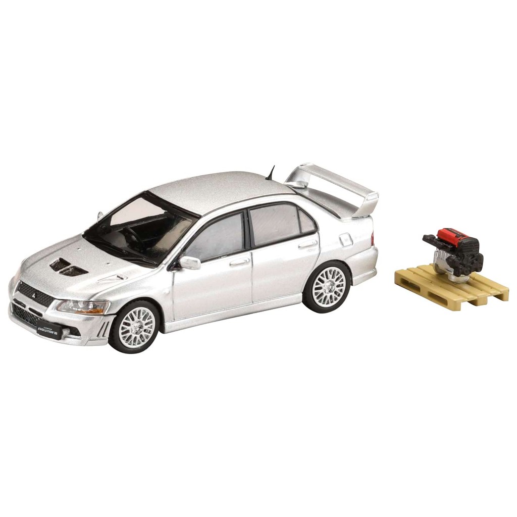 1/64 Mitsubishi Lancer GSR EVOLUTION 7 with engine display model ...
