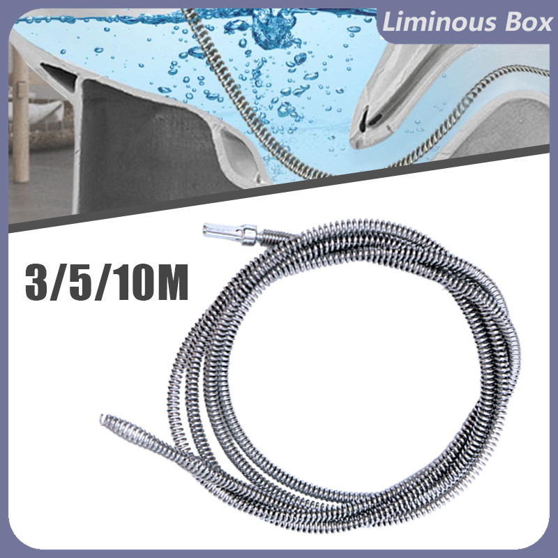 3/5/10 Drain Unblocker Tool with Drill Connector Drain Auger,Sewer ...