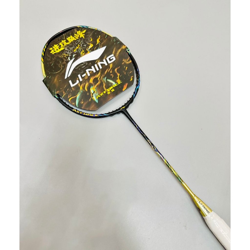 Li-ning AXFORCE 100 Badminton Racket Max Stretch 13kg Carbon Frame ...