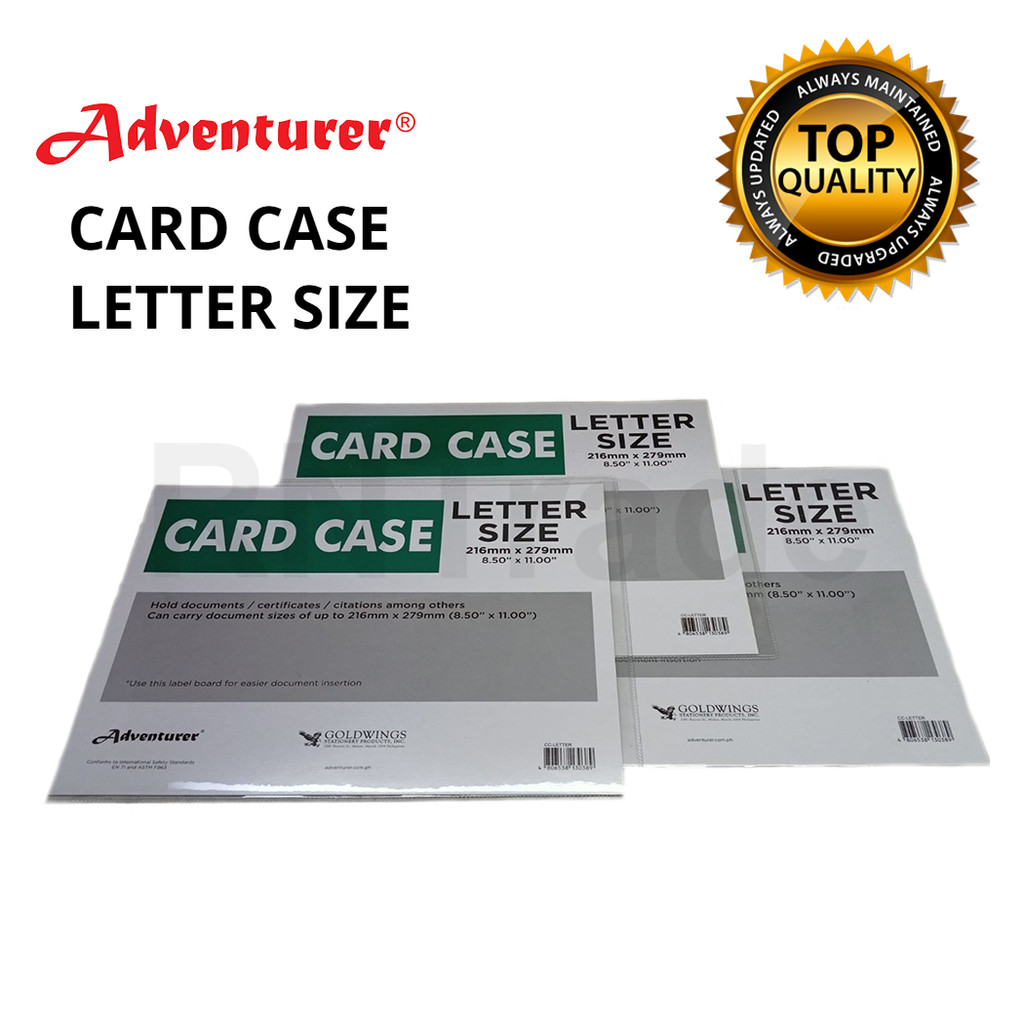 Adventurer Document Card Case Short CC-Letter - School & Office ...