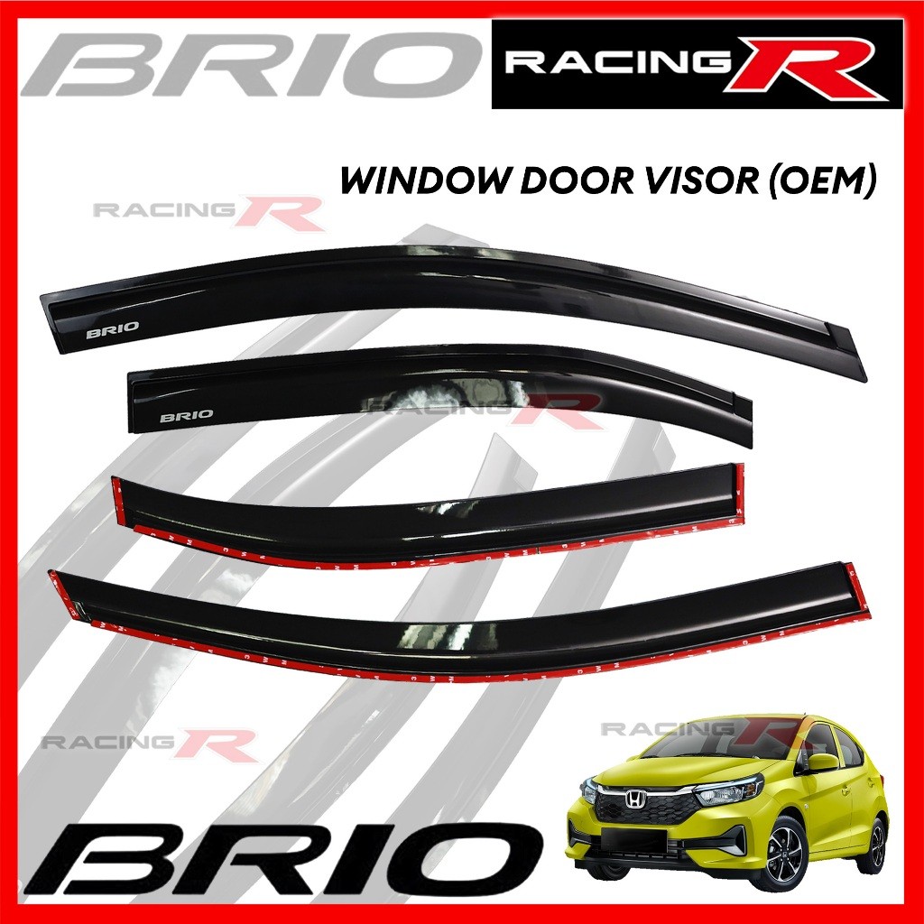 Honda Brio Hatchback 2019 to 2025 OEM / INJECTION Window Door Visor ...