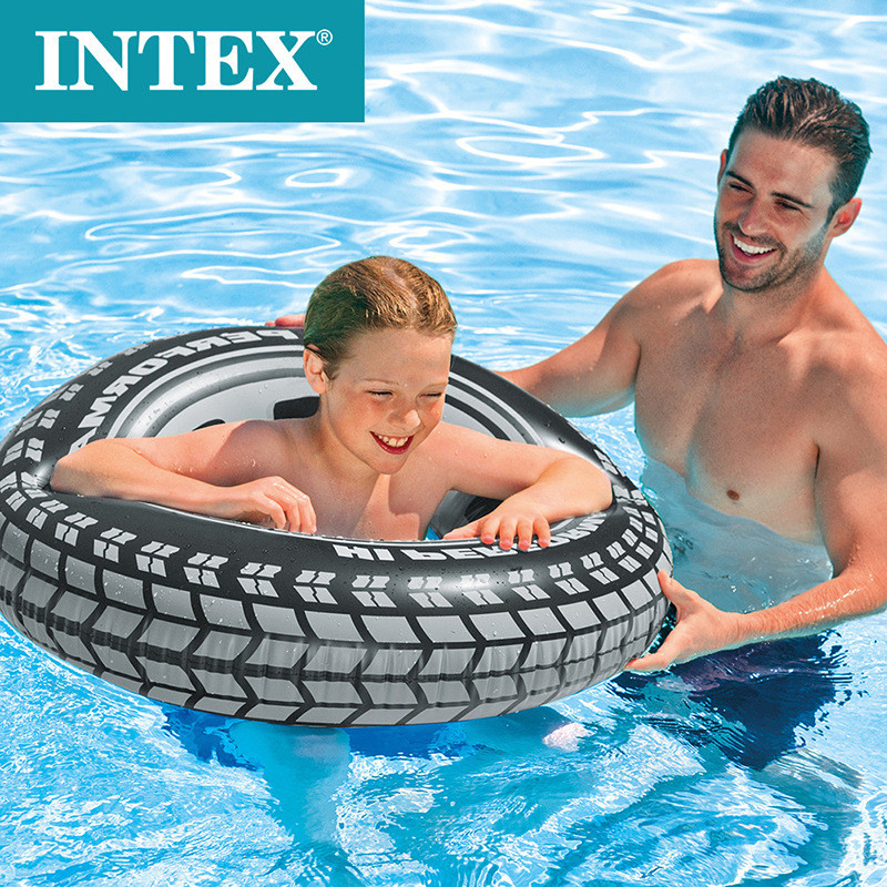 Intex 59252 Giant Radiation Float Ring Adult Swimming Ring Side ...