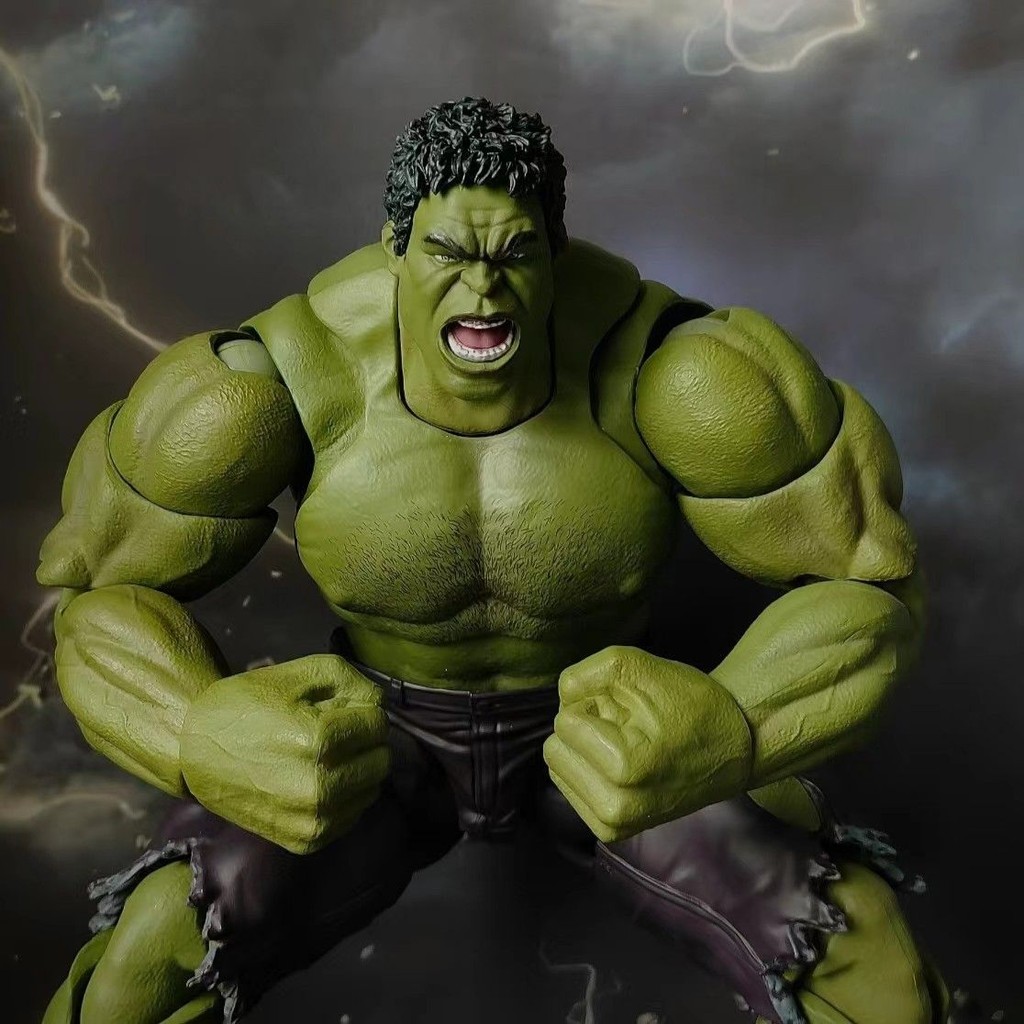 SHF Hulk Marvel Model Statue GK Figure Display Toy with Movable Joints ...