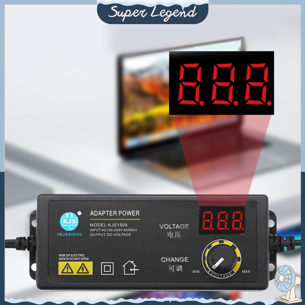 3-12V 8A Variable Switching Power Adapter Universal AC To DC Converter ...