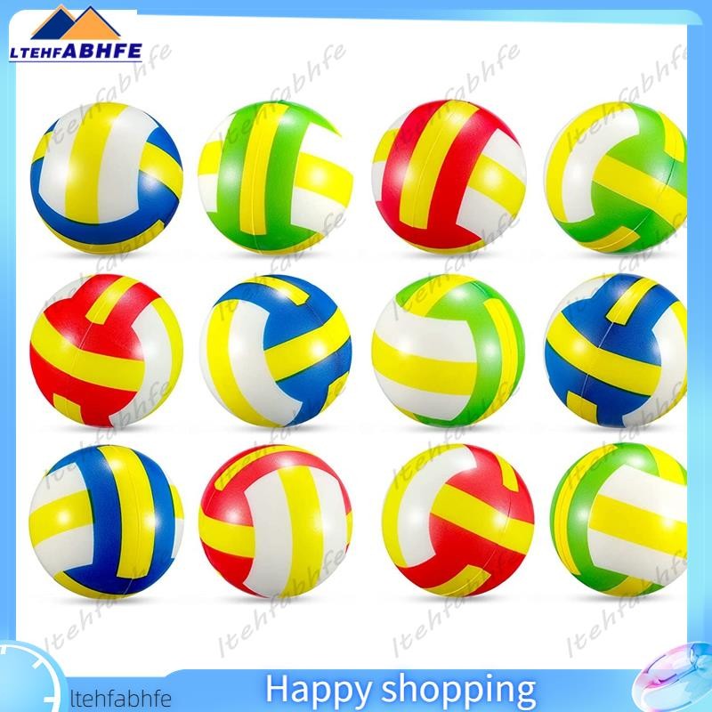 【ltehfabhfe】12 Pcs Mini Volleyball Stress Balls Foam Sports Relief ...